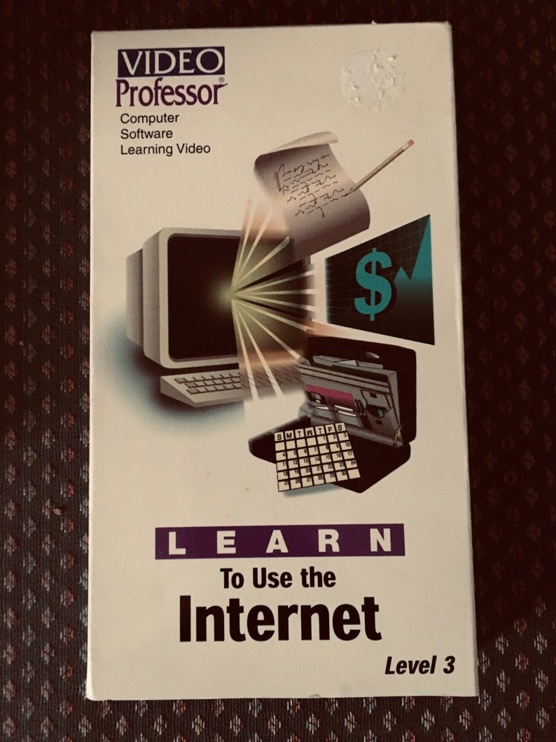 VHS Video Professor Computer Software Learning Videos Win 95 Excel 97 ...