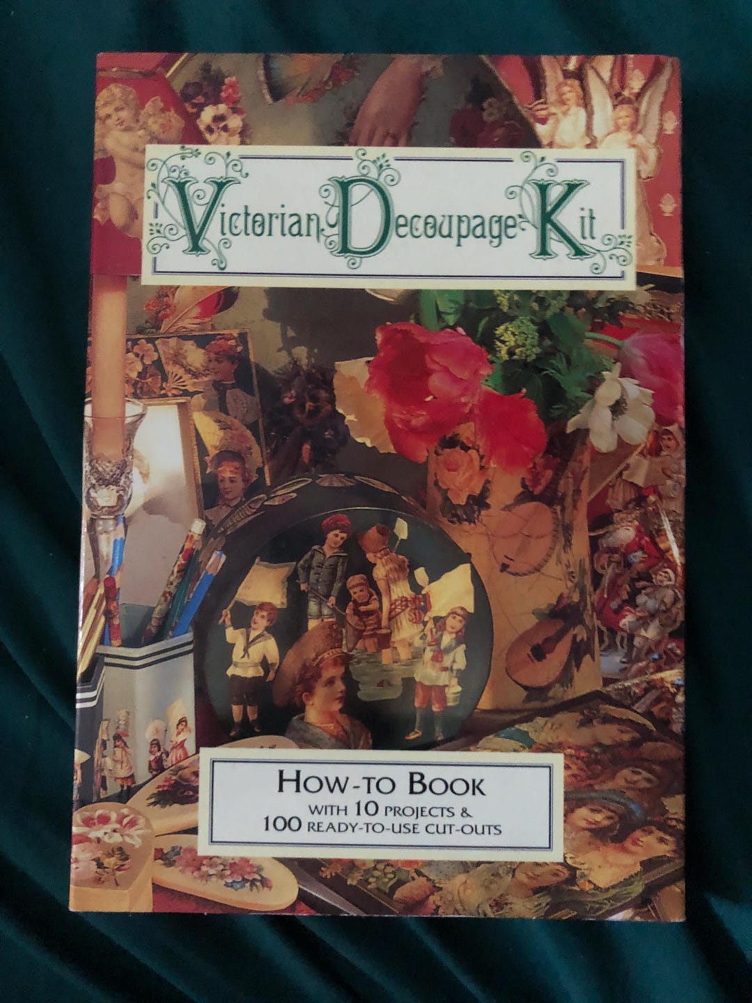 Victorian Decoupage Kit How to Book 10 Projects + Cut-outs Portfolio of ...