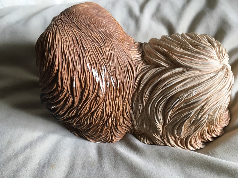 Dogs Figurines Sandicast Hand Cast Statues of Different Breeds | Etsy