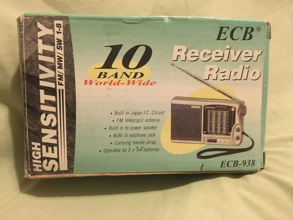 Vintage 10 Band Receiver Radio ECB High Sensitivity FM MW 1-8 | Etsy