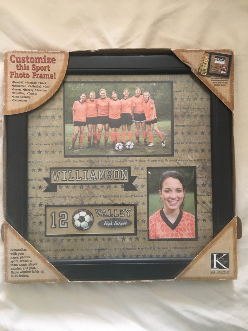 Sport Photo Frame Customize Your Baseball Football Track Soccer ...