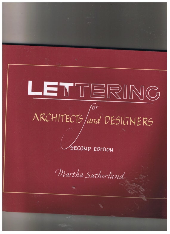 LETTERING for Architects and Designers | Etsy