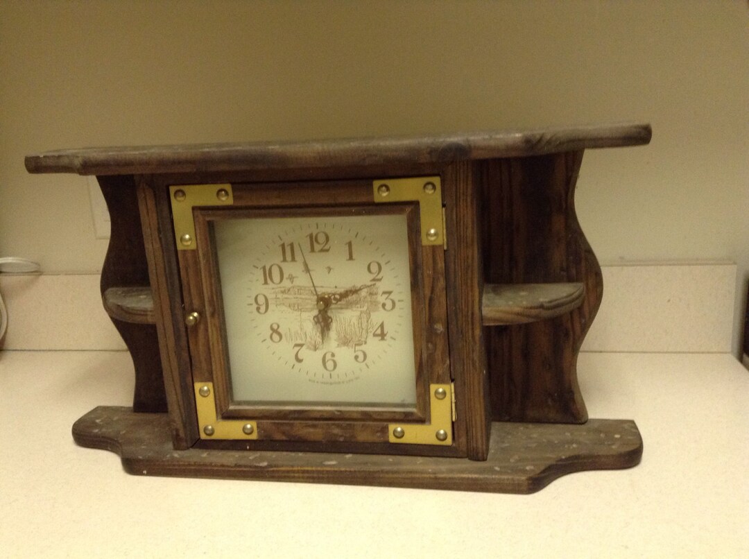 Colonial Style Clock House of Lloyd 1993 Designed Wooden Wall- Hanging ...