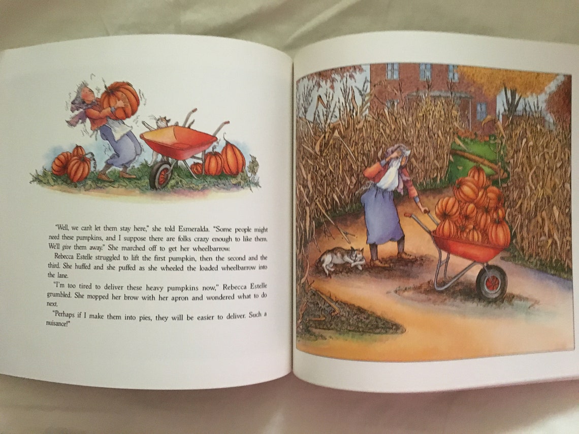 Too Many Pumpkins by Linda White & Megan Lloyd - Etsy
