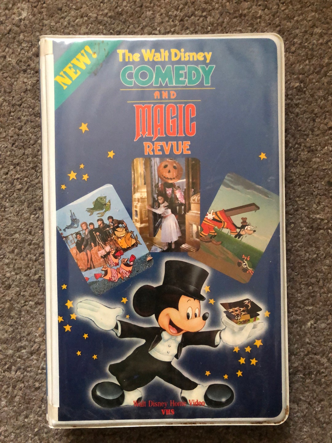 The Walt Disney Comedy and Magic Revue VHS Taped Animated Characters ...