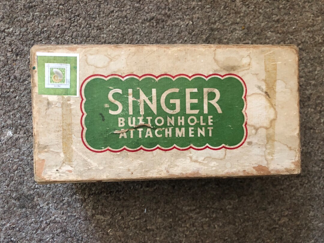 Sewing Machine Attachment Vintage Singer Buttonhole Attachment # 121795 ...