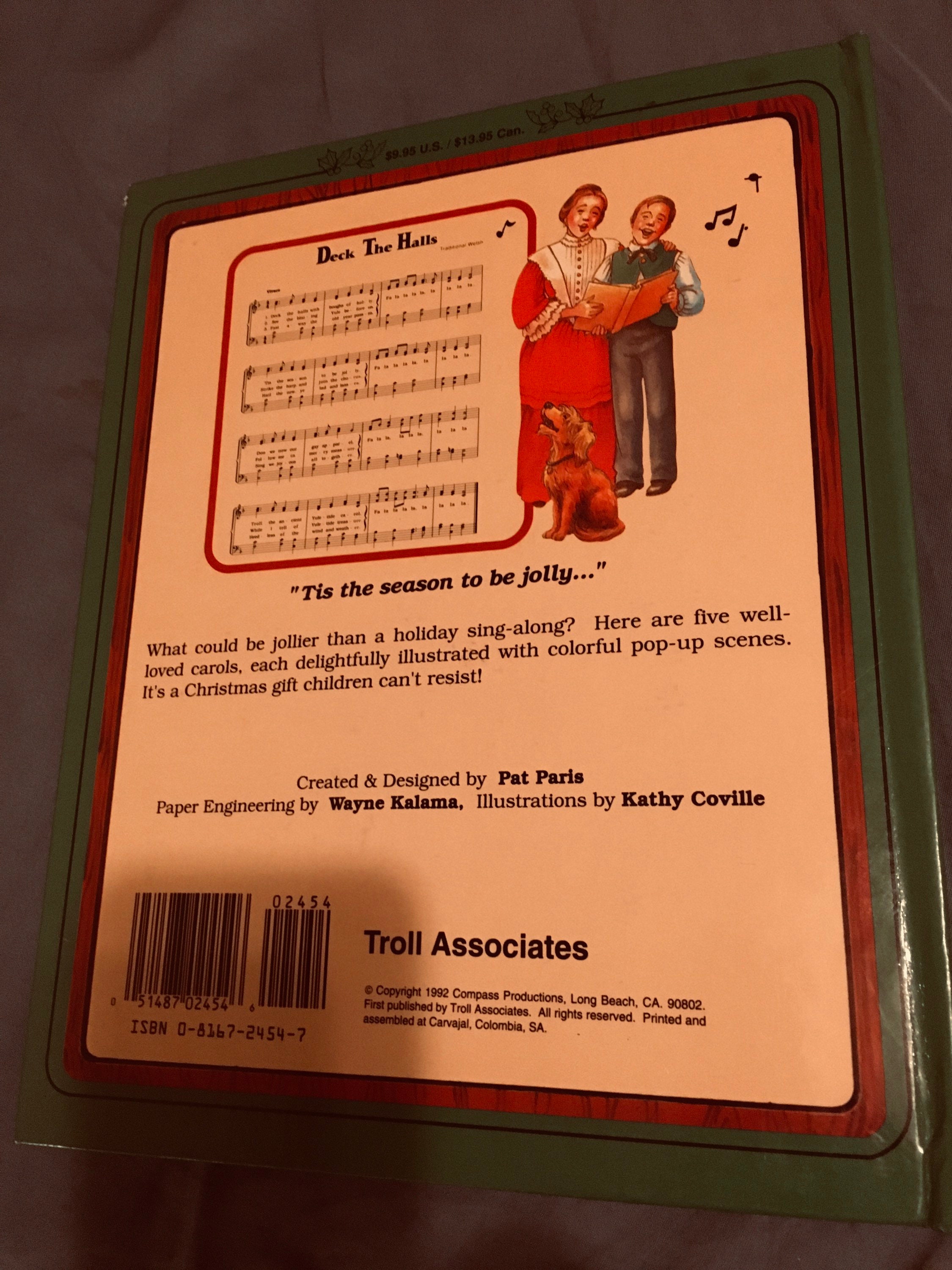 Christmas Sing Along A Pop up Song Book Holiday Sing Along Collectible ...