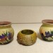 Olla Mini-size Pottery Vessels 3 Olla Polychrome Pottery Vessels Native ...