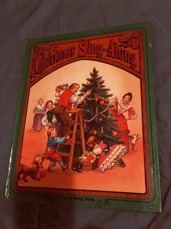 Christmas Sing Along A Pop up Song Book Holiday Sing Along | Etsy