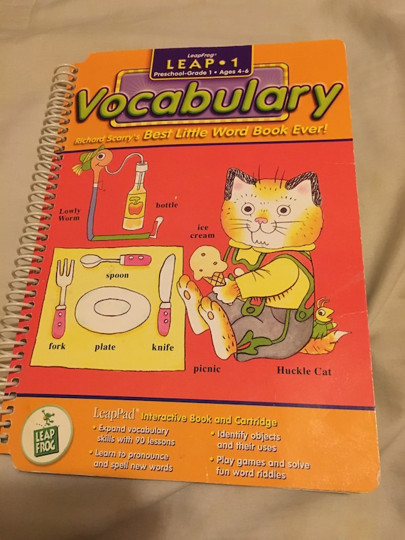 Leapfrog Leap 1 Preschool Grade 1 Vocabulary Leappad Word | Etsy