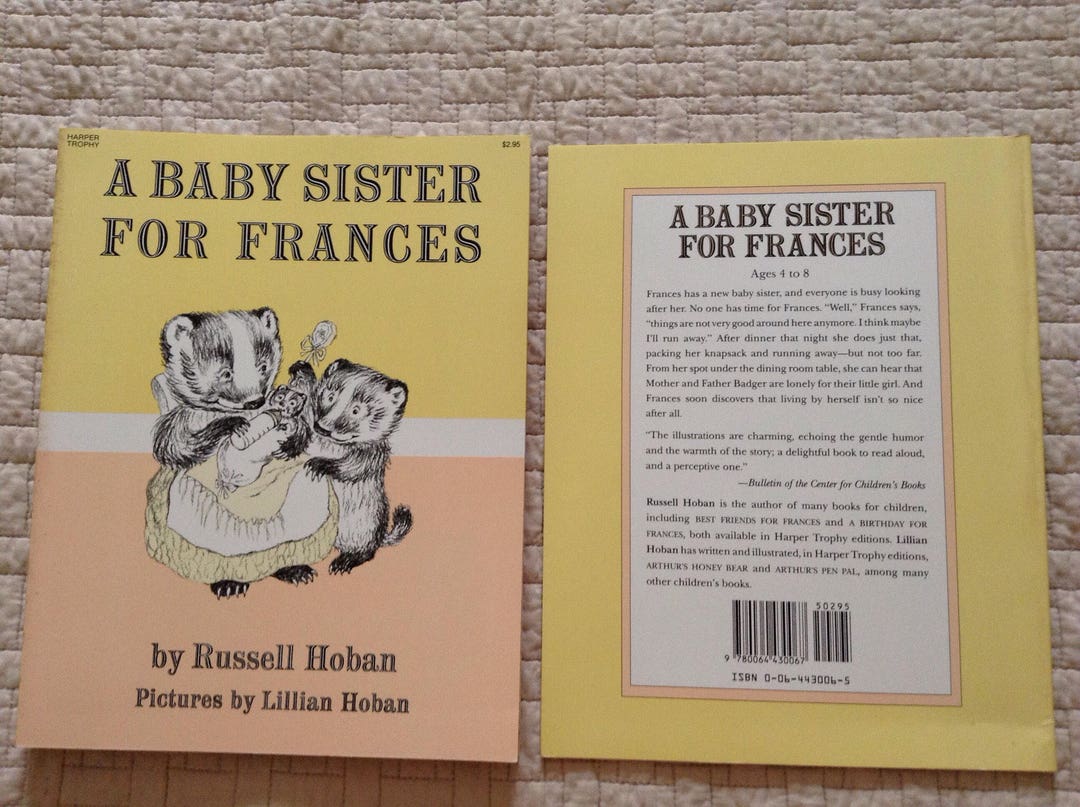 A Baby Sister for Frances by Russell Hoban & Lillian Hoban - Etsy