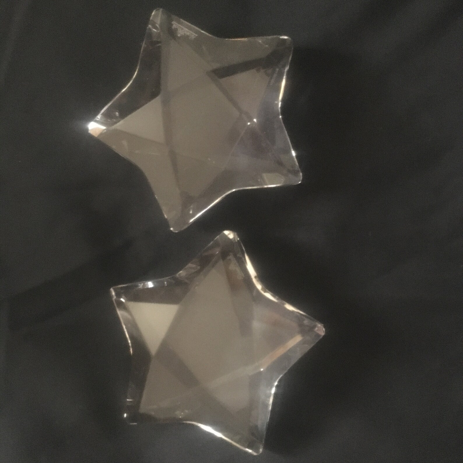 Paperweights Crystal Clear Star Shaped Rosenthal Paper - Etsy