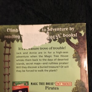 Magic Tree House Children’s Book Volume #4 Pirates Past Noon by Mary ...