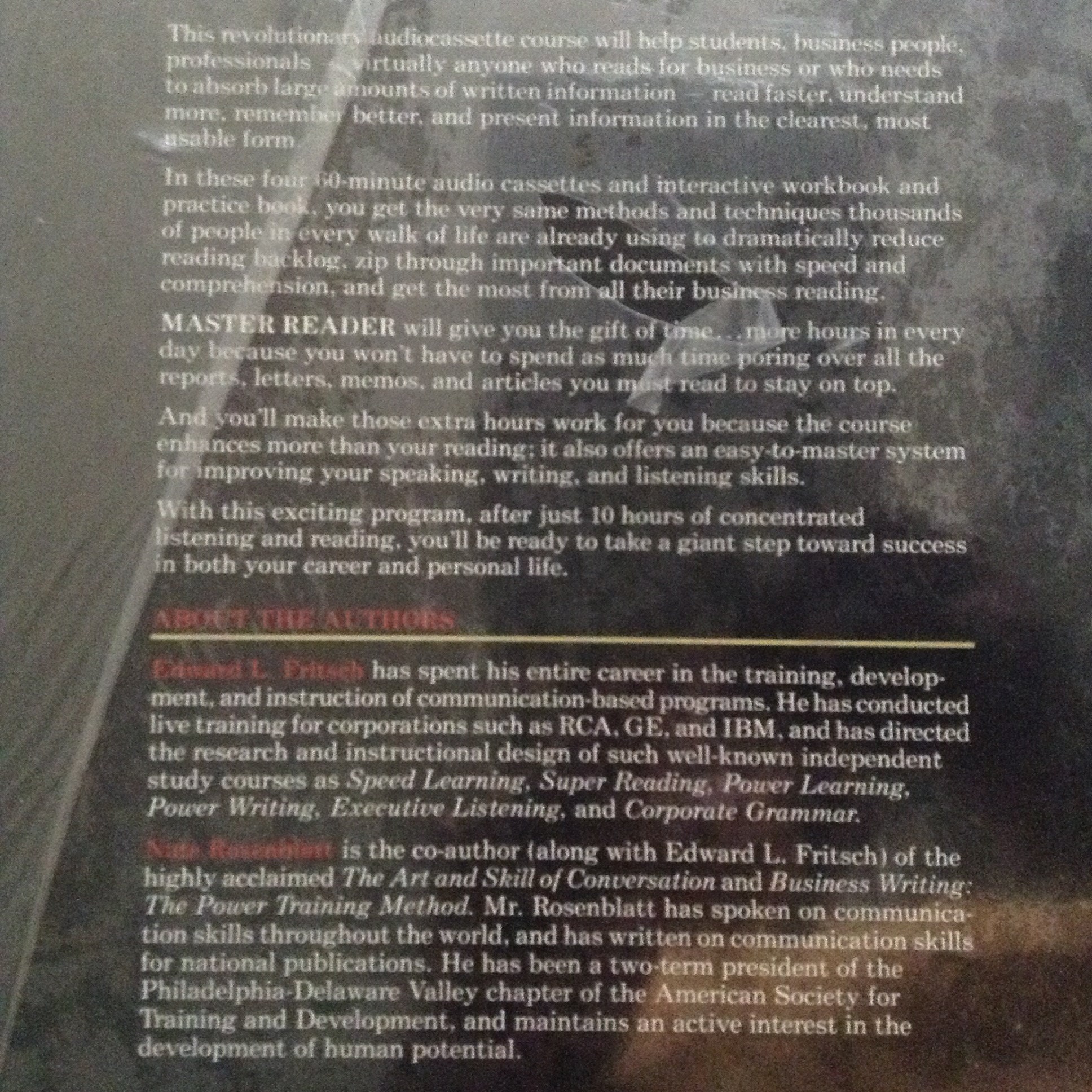 Master Reader 10 Hour Speed-reading Speed-thinking Course to - Etsy