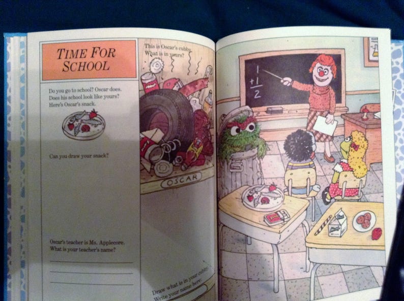 SESAME STREET My Memory Book How I've Grown What I've | Etsy