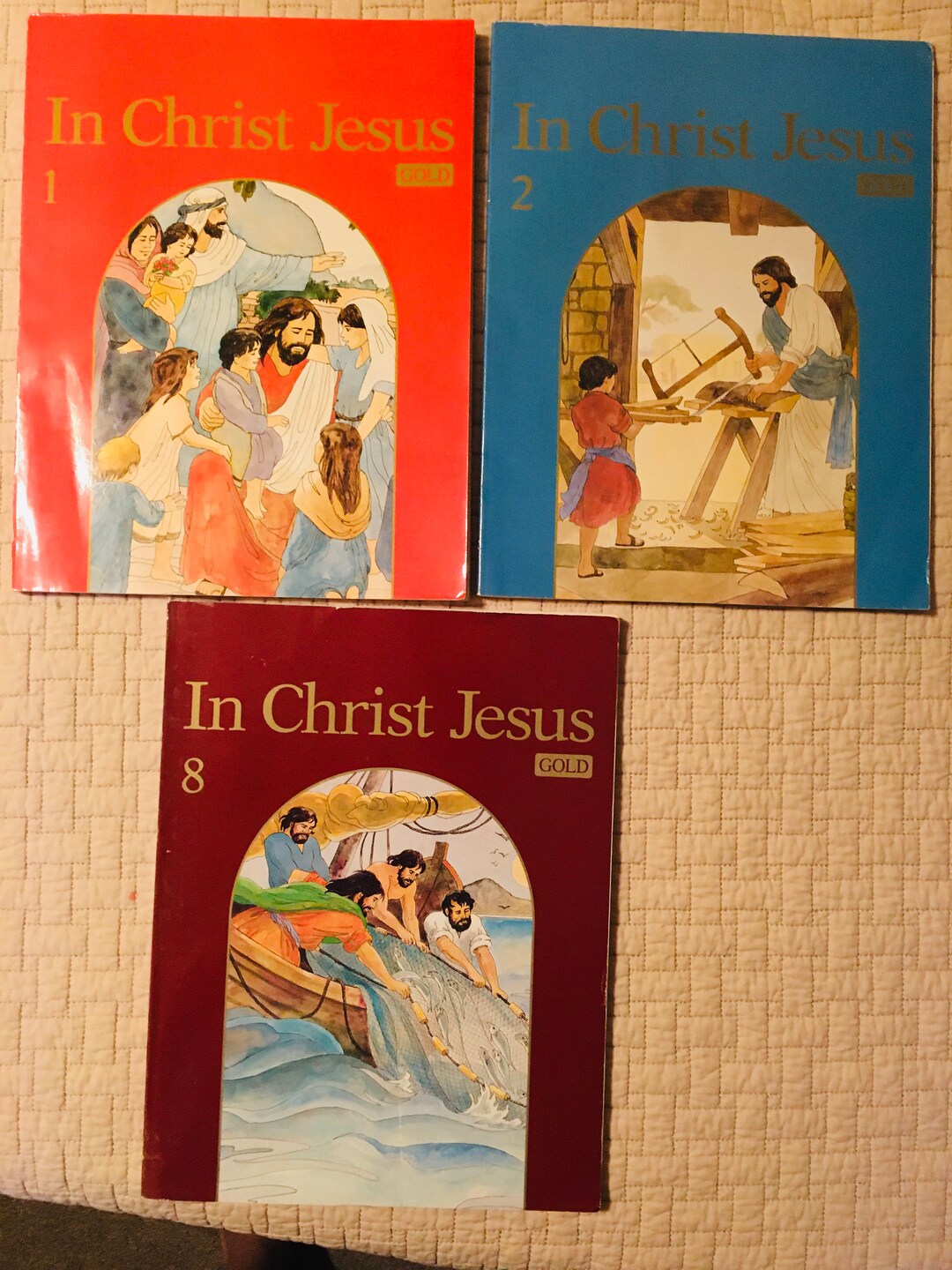 In Christ Jesus Religious and Spirituality Workbooks Series 1,2 & 8 - Etsy