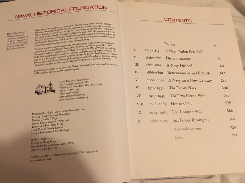 U S Navy A Complete History by Naval Historical Foundation - Etsy