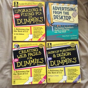 OLD Computer Books Individual Sales Desktop Publishing, Designs ...