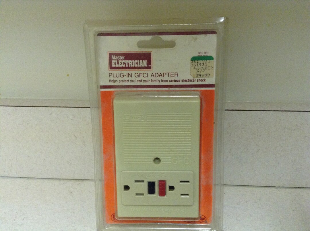 Vintage Plug- in GFCI Adapter - Etsy