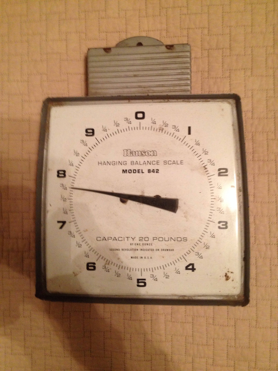 Metal Scale Hanson Hanging Balance Scale Vintage Model 842 Antique ...
