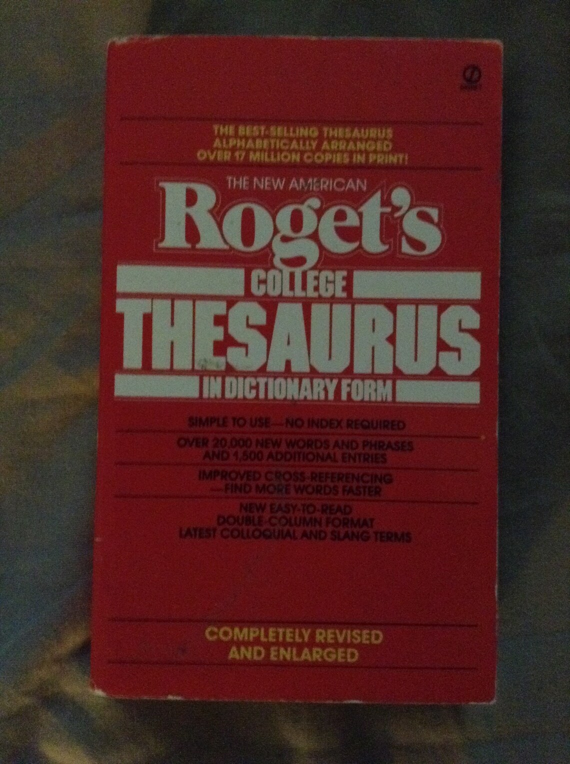 Thesaurus Books in Dictionary Format Compact Size Word-references and ...