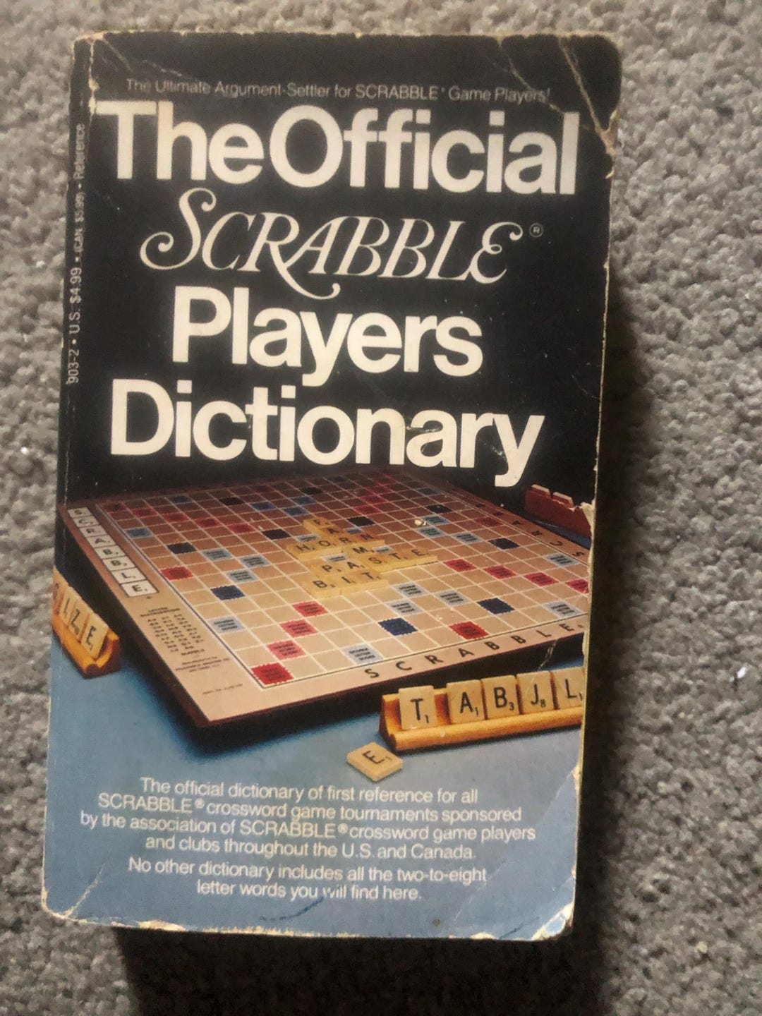 The Official Scrabble Players Dictionary - Etsy