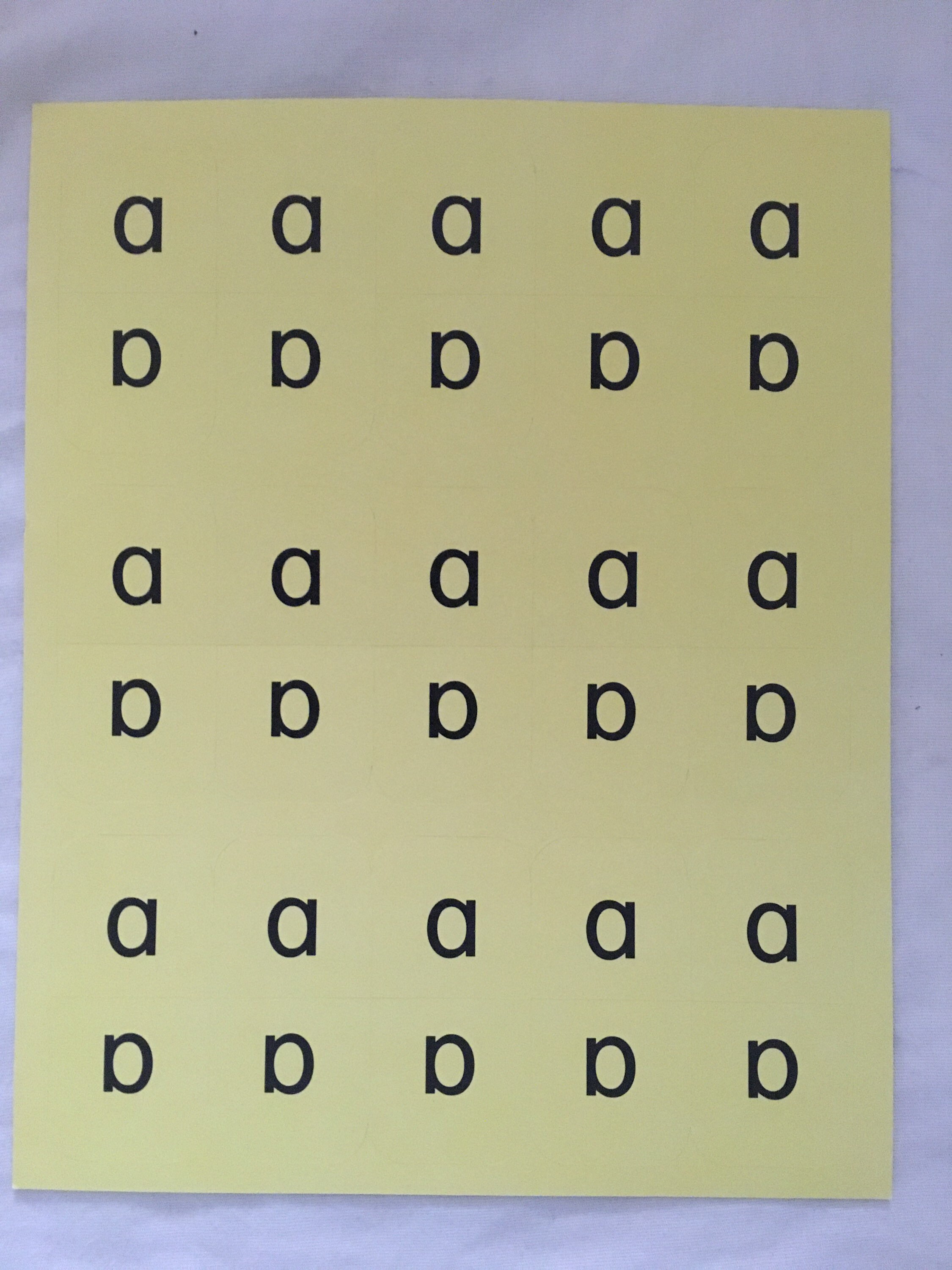 Alphabet Tabs A-Z Labels Multi-colored Double Sided Alphabet Tabs Lot ...