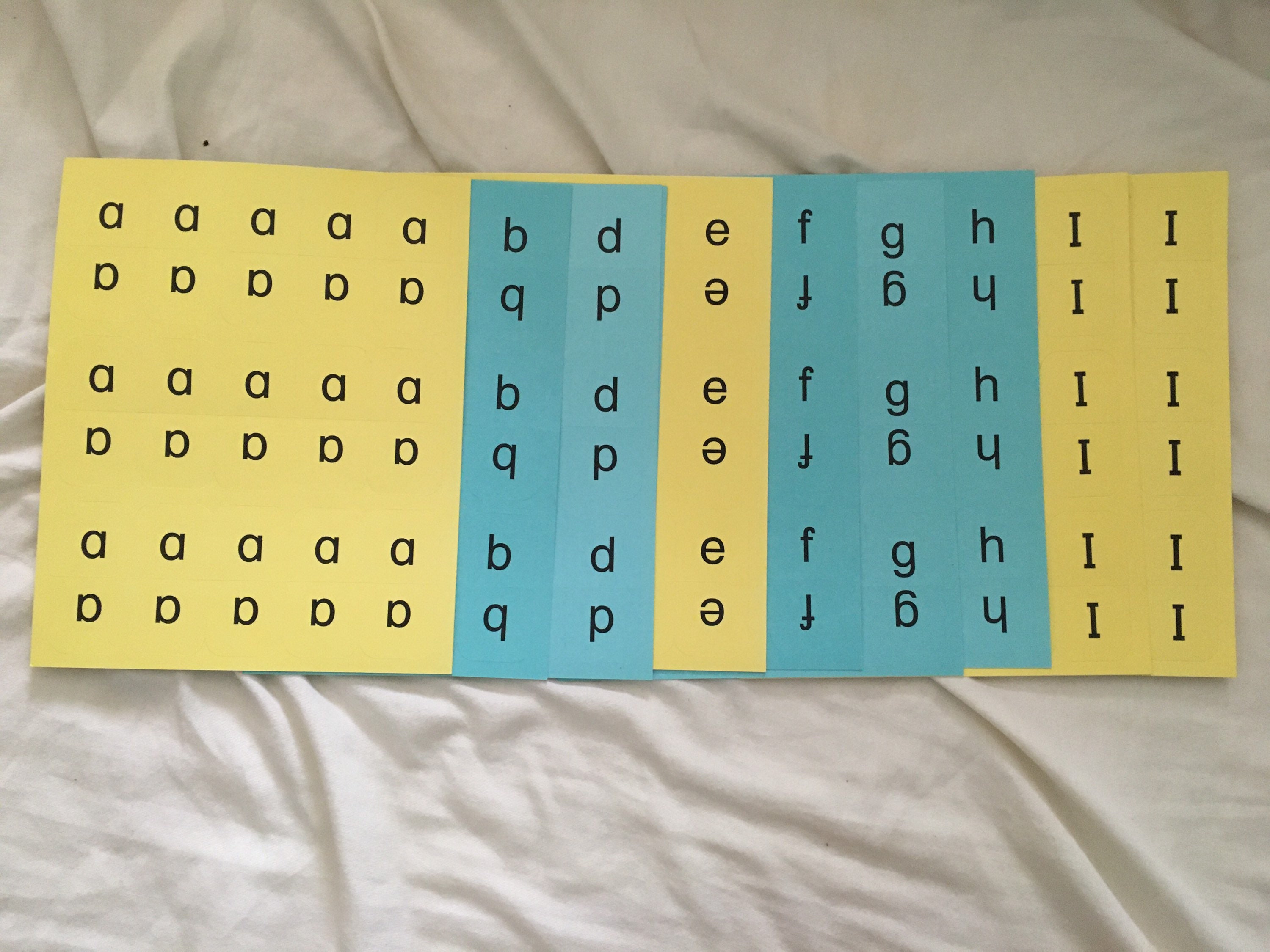 Alphabet Tabs A-Z Labels Multi-colored Double Sided Alphabet Tabs Lot ...