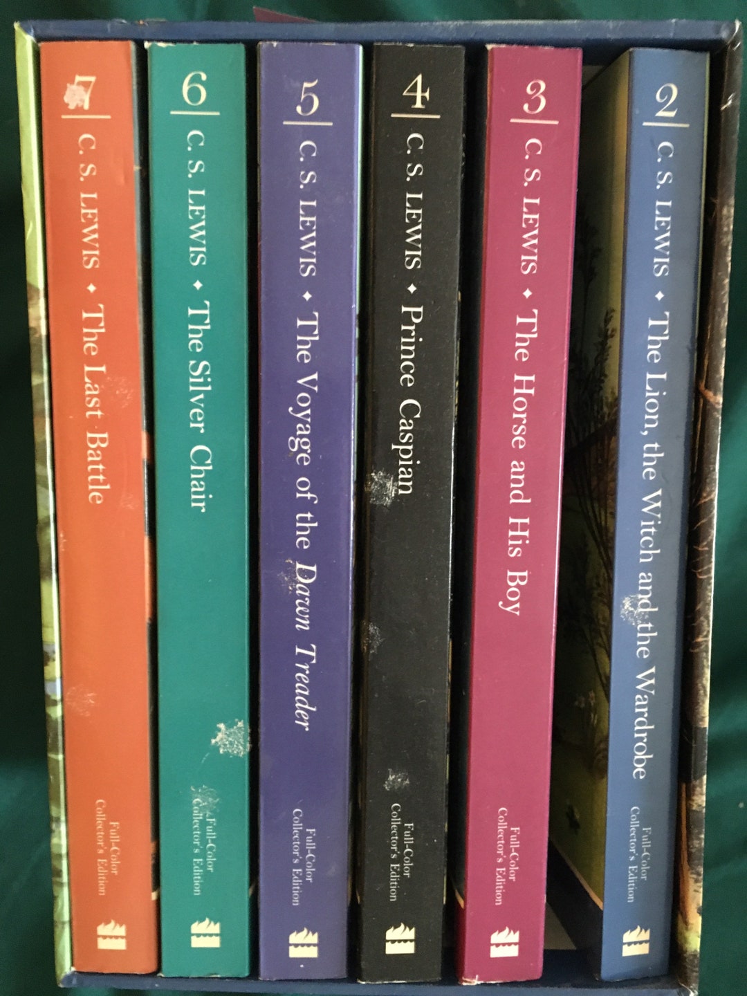 The Chronicles of Narnia Box Set Colorful Softcover Collection - Etsy