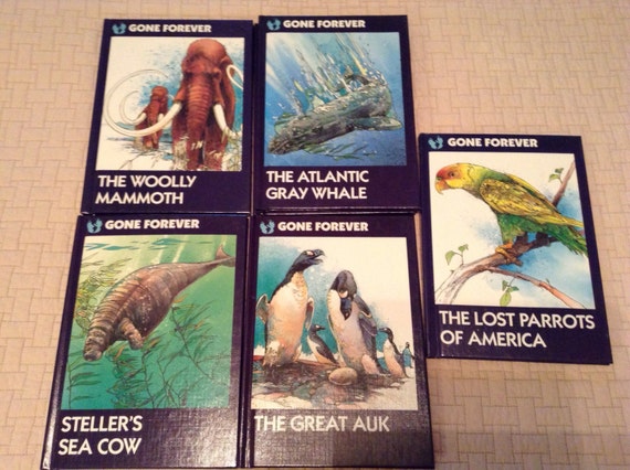 Animals Mammals and Birds Extinct and Rare Series of Species | Etsy