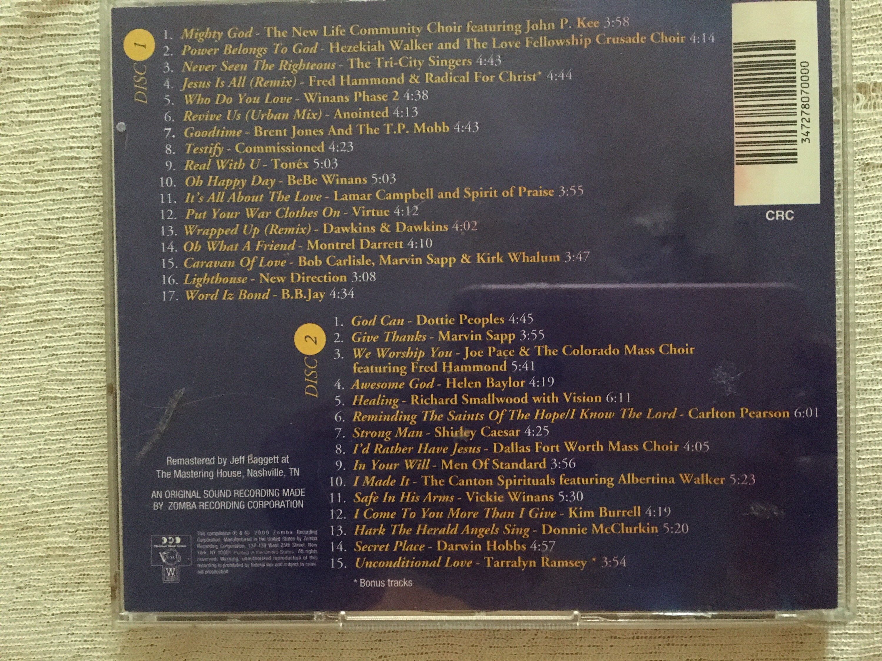 Wow Gospel 2000 the Years 30 Top Gospel Artists and Songs - Etsy
