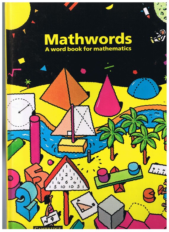 MATHWORDS Un libro de palabras para matemáticas | Etsy