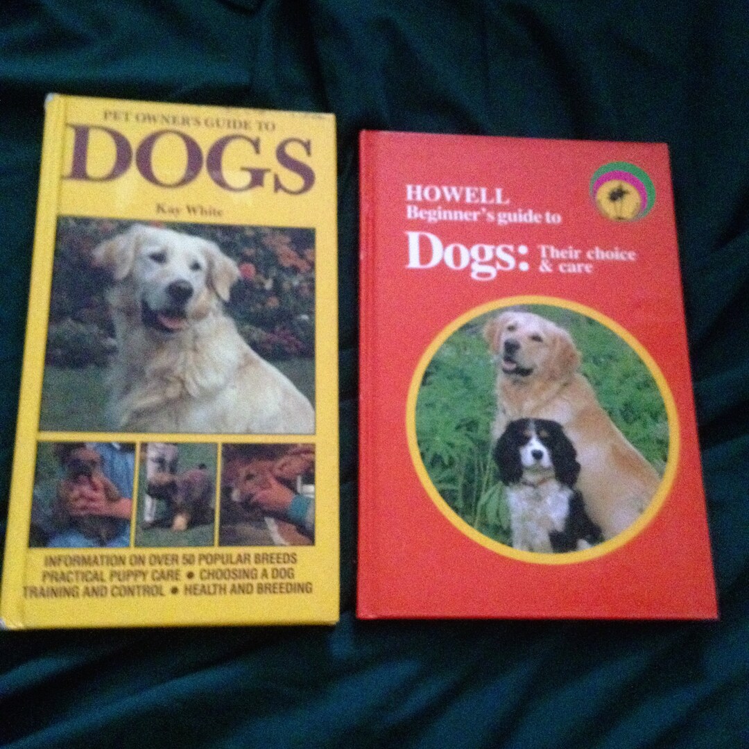 Dog Guide Books and Pet Owner's Guide Their Choice & Care * Each Book ...
