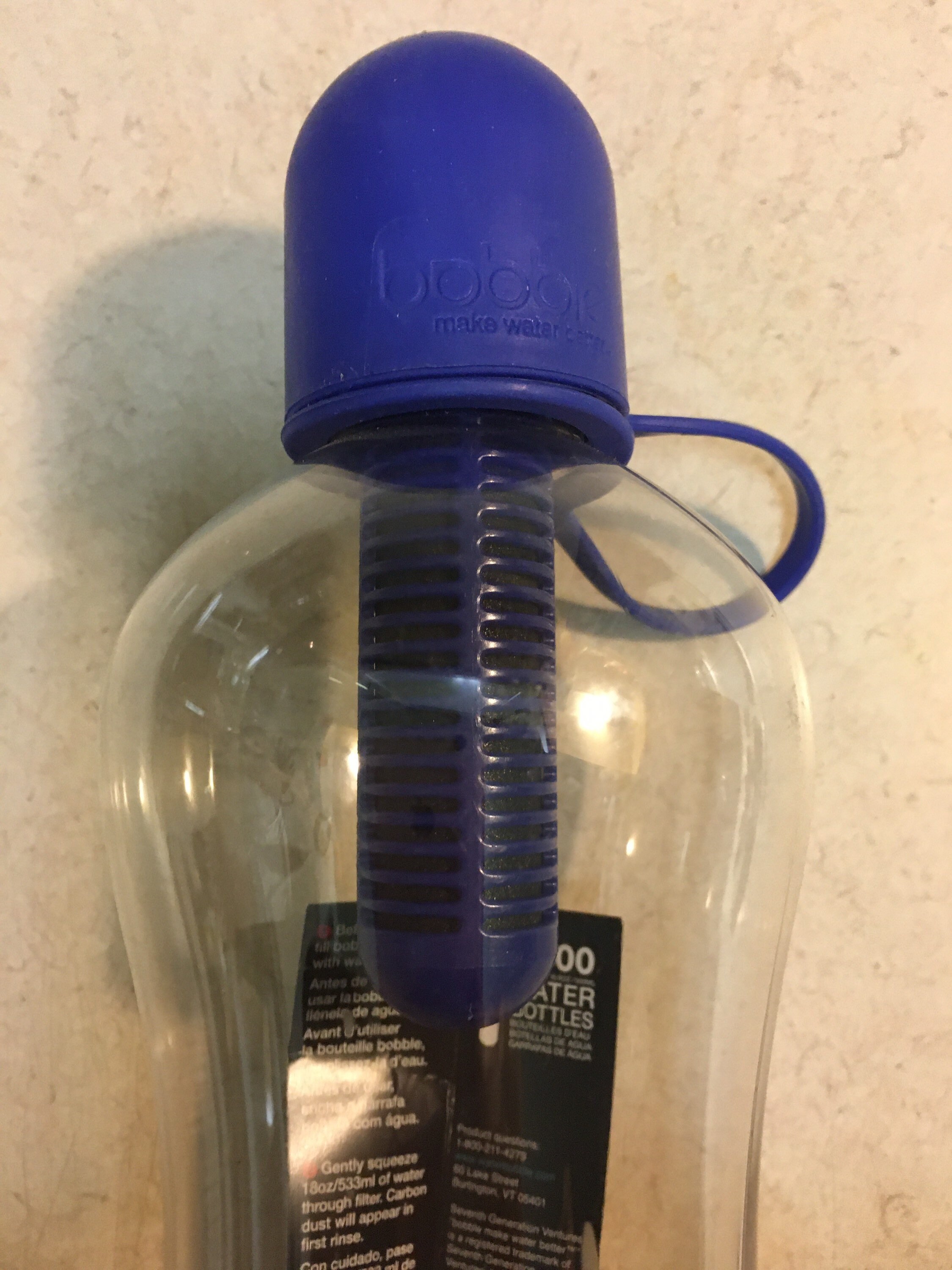 Water Bottle Reusable Classic Bobble Plastic Water Bottle With Soft ...