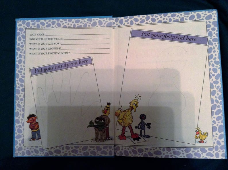 SESAME STREET My Memory Book How I've Grown What I've - Etsy