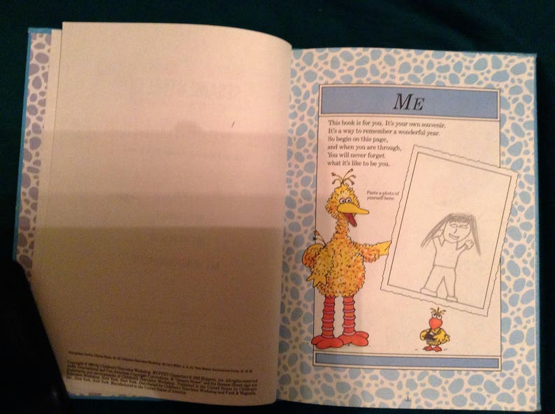 SESAME STREET My Memory Book How I've Grown What I've | Etsy
