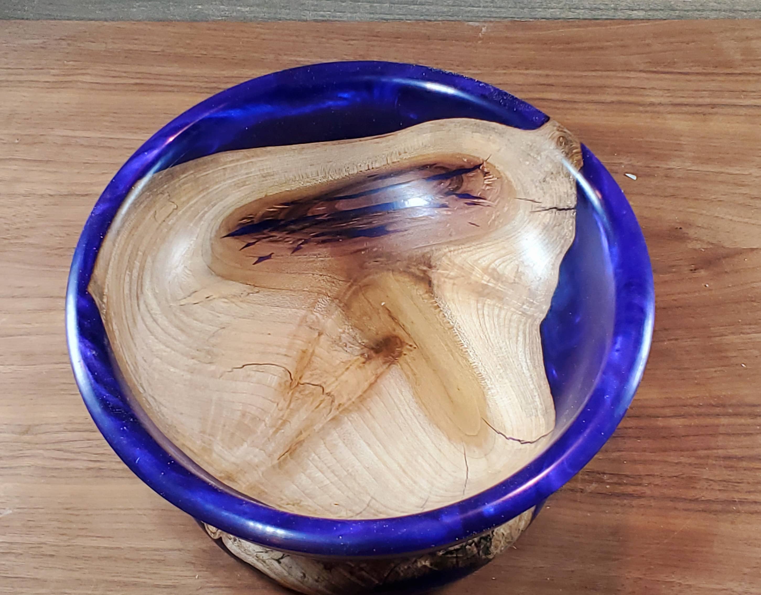 Purple Resin Maple Bowl, - Etsy