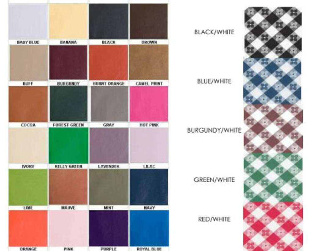 Vinyl Tablecloth, Vinyl Fitted Tablecloth, Color Samples - Etsy
