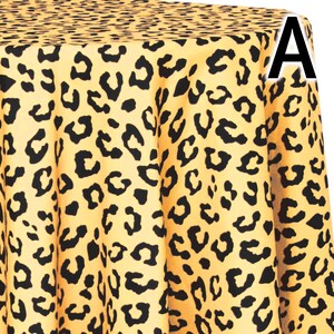Leopard Print Tablecloth, Cheetah Tablecloth All Sizes, Shapes - Etsy