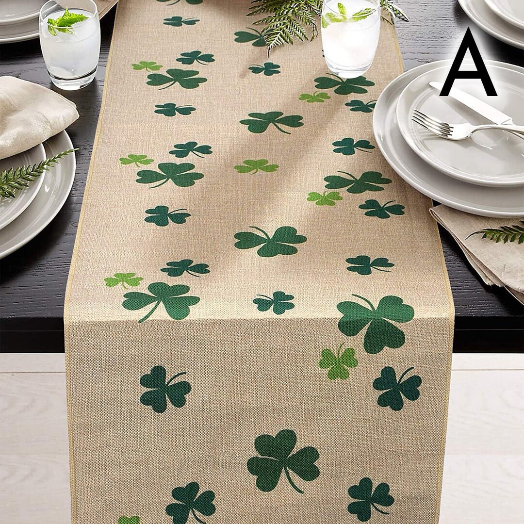 St Patrick's Day Table Runner, Shamrock Table Runner, 5 Different St ...
