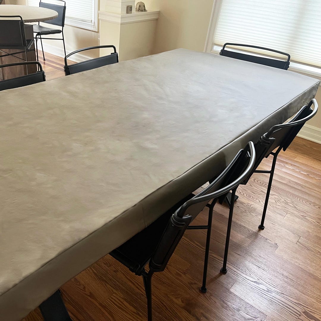 Vinyl Fitted Tablecloth, Rectangular and Square, 41 Colors - Etsy