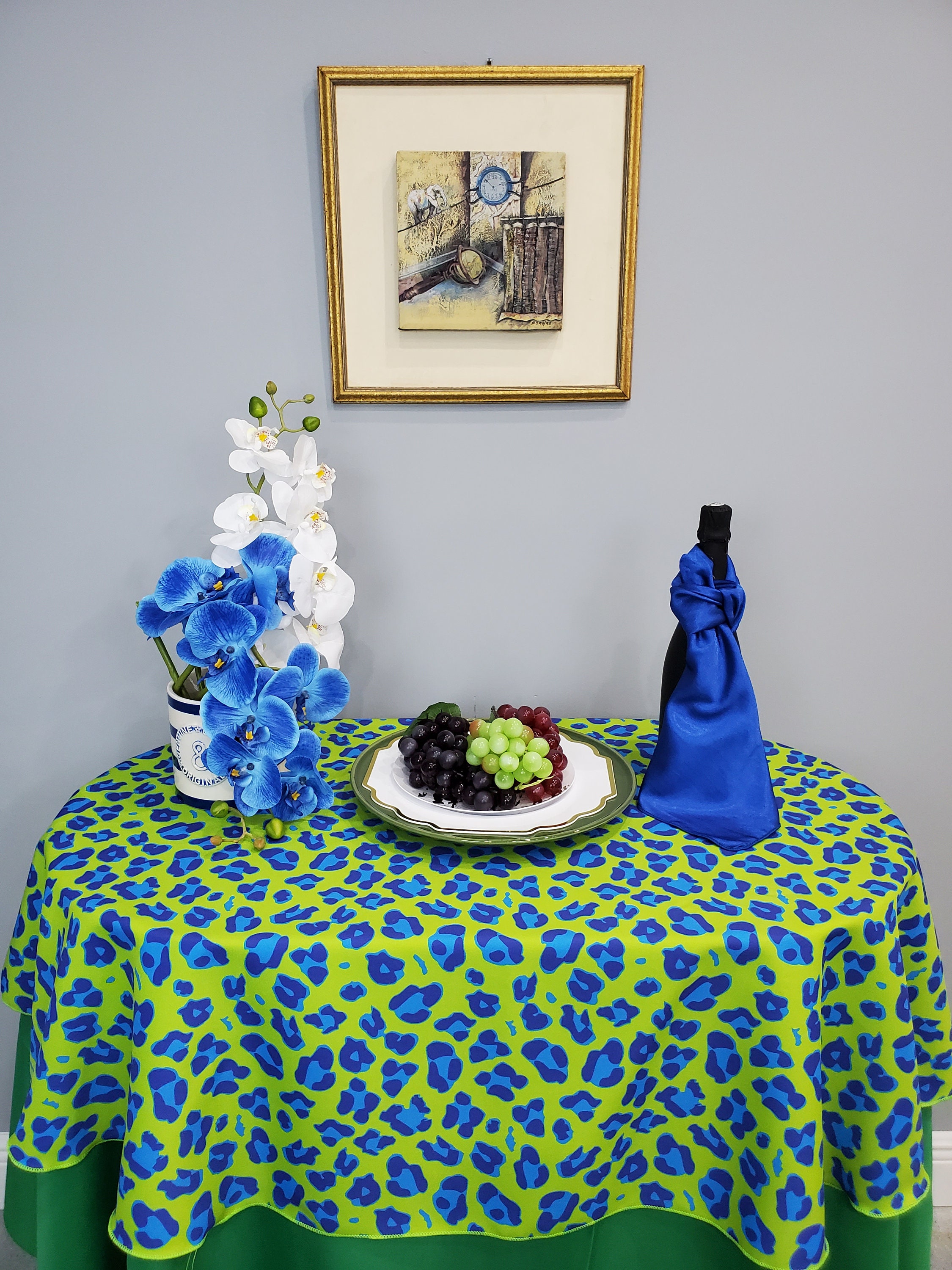 Leopard Print Tablecloth Cheetah Tablecloth All Sizes | Etsy