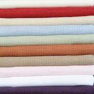 Panama Linen Tablecloth Color Samples - Top of the Line Fabric - Etsy