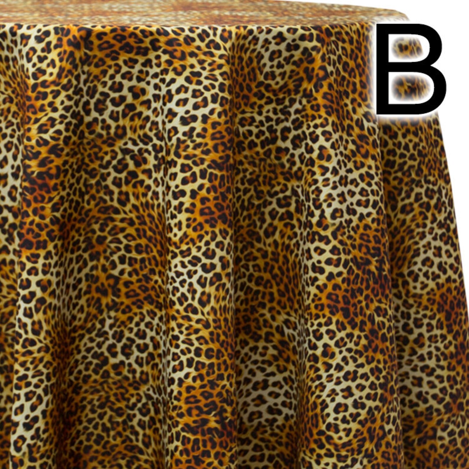 Leopard Print Tablecloth Cheetah Tablecloth All Sizes - Etsy