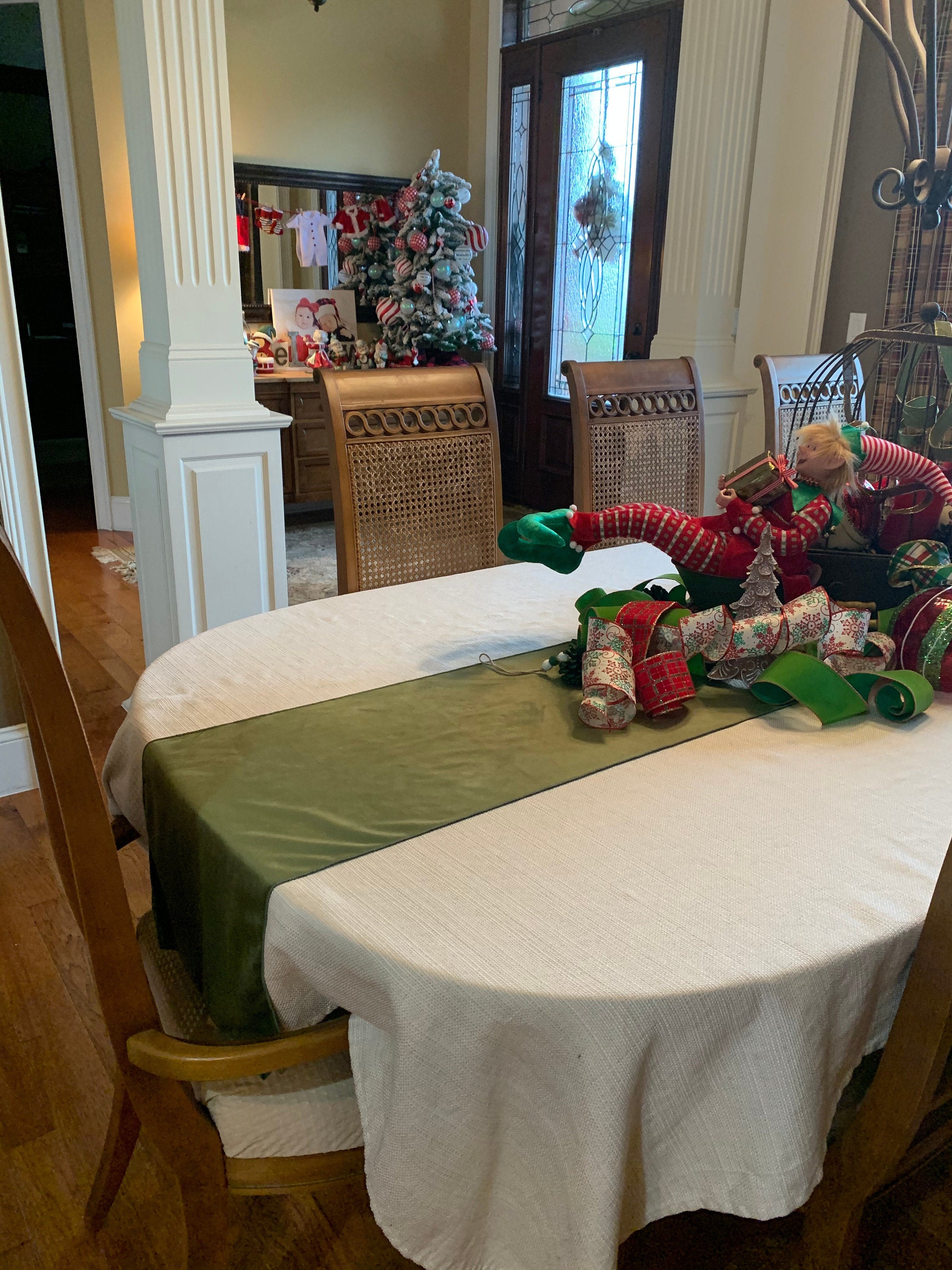 Velvet Christmas Table Runner Special - Etsy