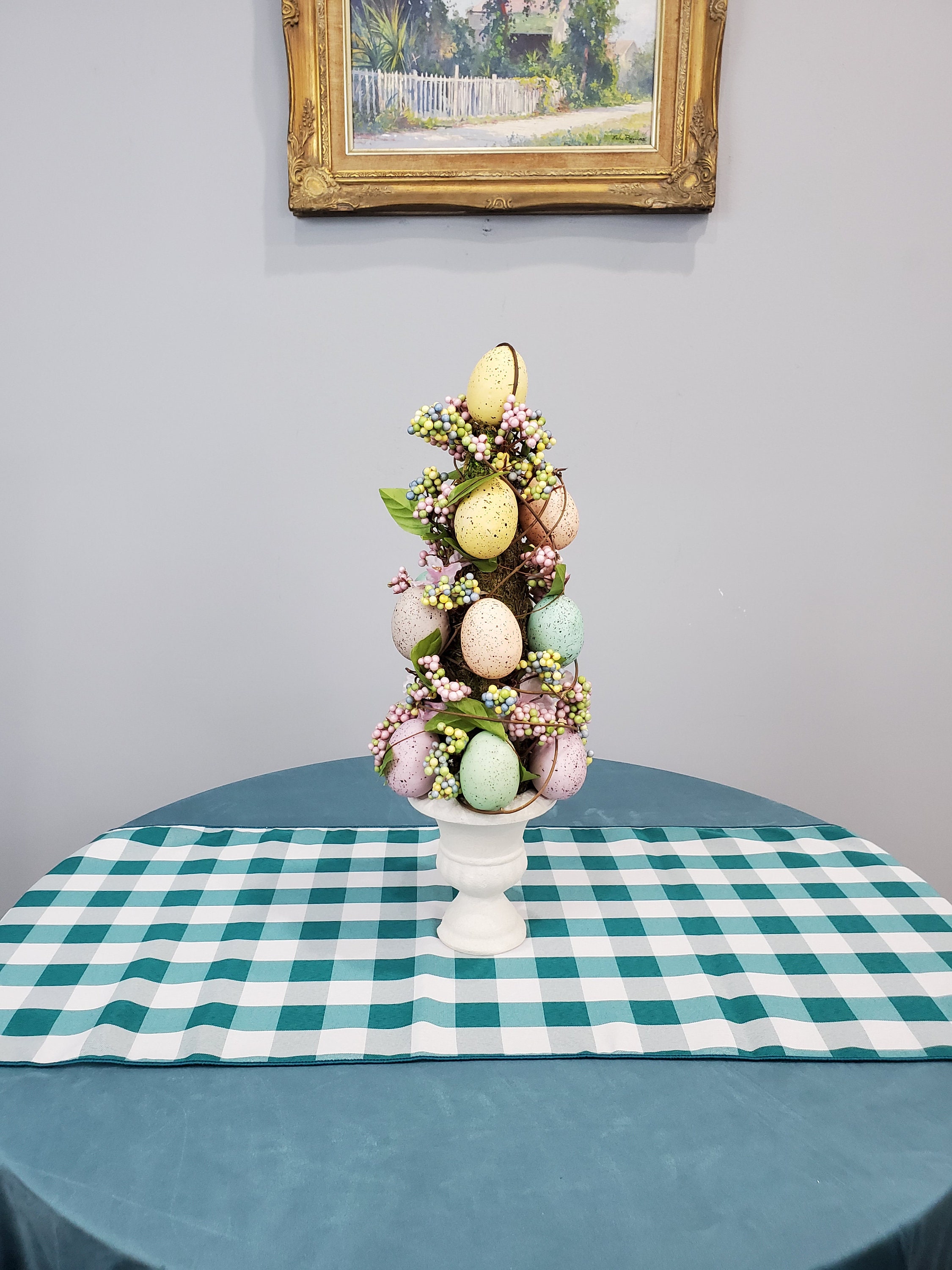 Gingham Table Runner Checkered Table Runners 5 Colors | Etsy