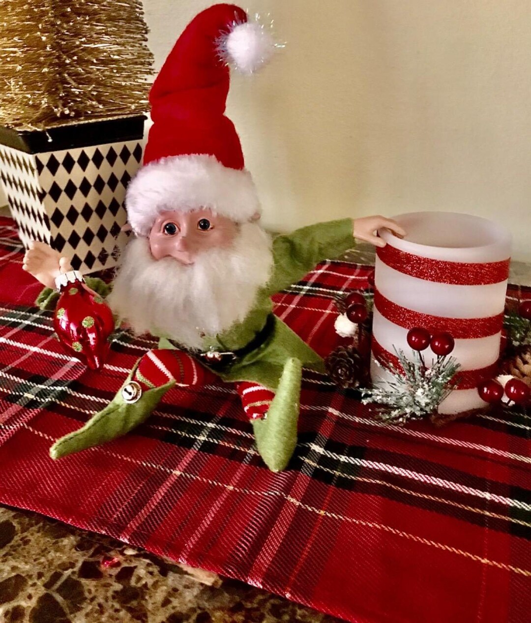 Christmas Table Runner, Red Plaid, Two Sizes - Etsy