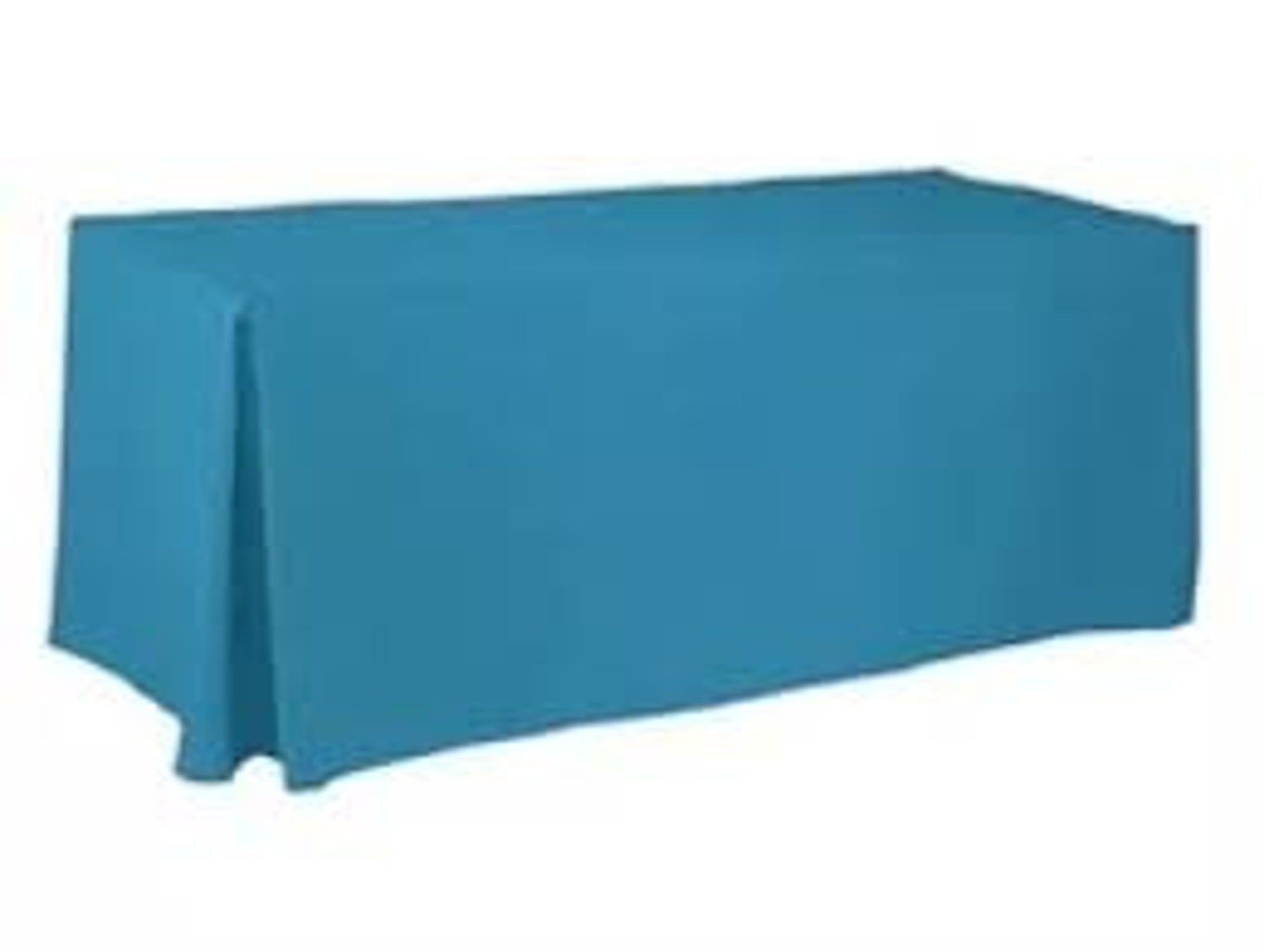 6 Ft, Rectangular Fitted Tablecloths, Fitted Table Cover, 74 Colors ...