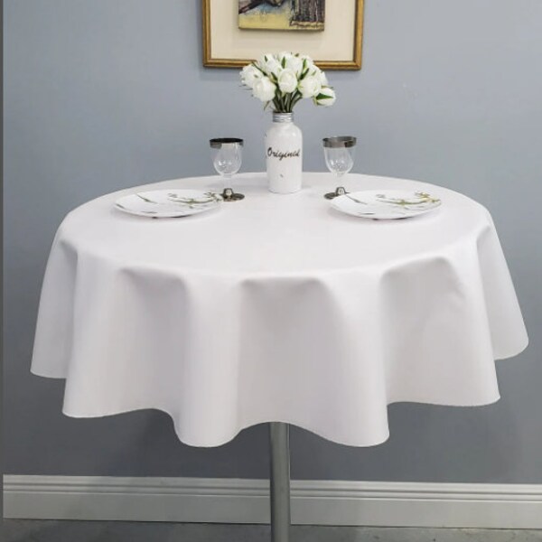 90 Inch Round Vinyl Tablecloth - Etsy