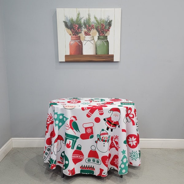 Christmas Tablecloth - Etsy